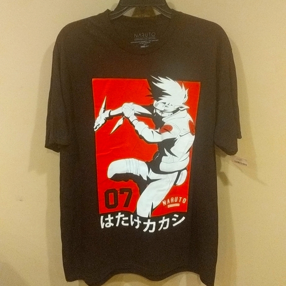 Viz Media | Shirts | Naruto Shippuden Kakashi Hatake Team 7 Shirt ...